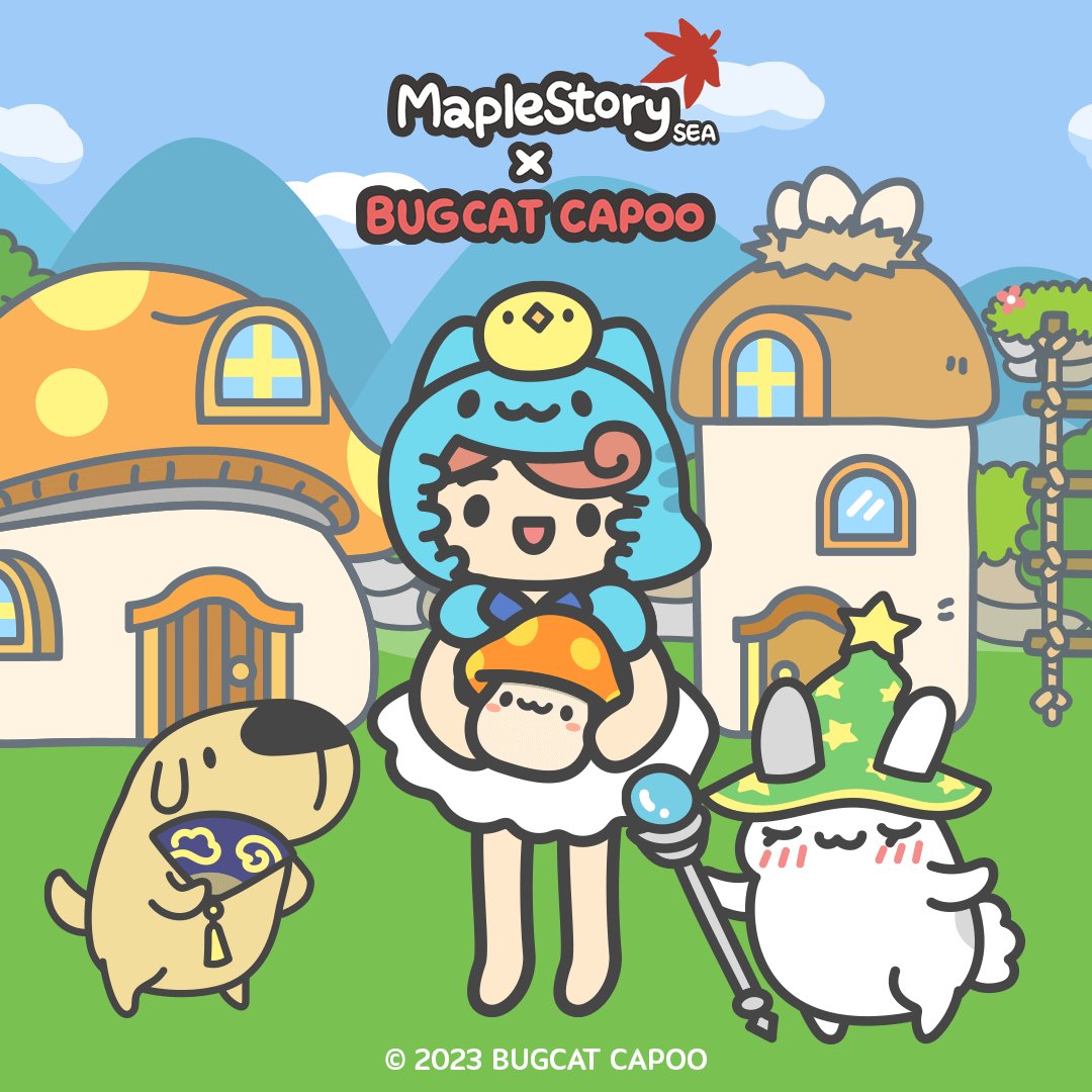 MapleStorySEA X BUGCAT CAPOO